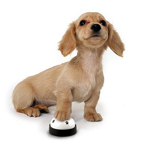 Comsmart Dog Training Bell, Set of 2 Dog Puppy Pet Potty Training Bells, Dog Cat Door Bell Tell Bell with Non-Skid Rubber Base