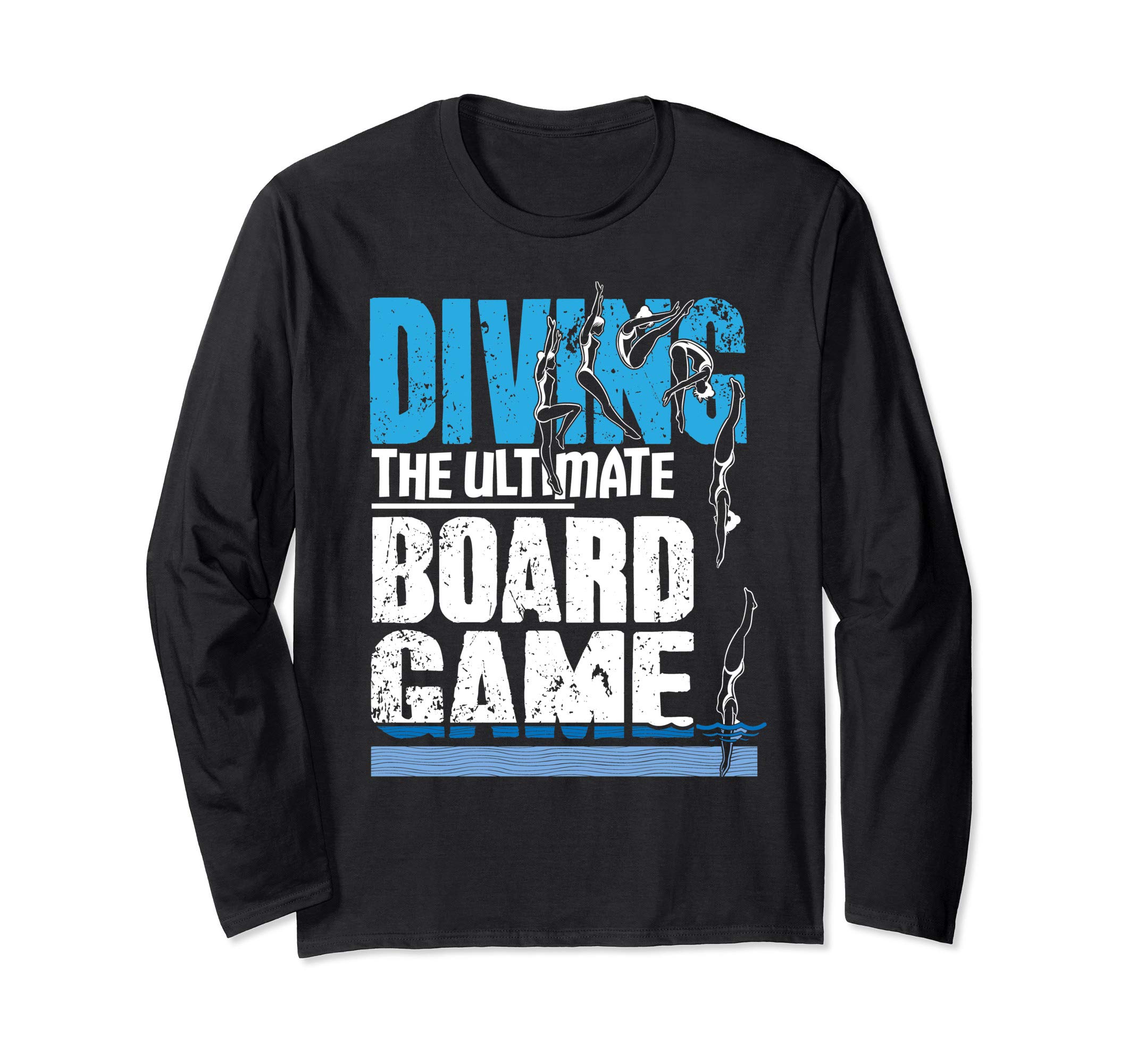 Diving The Ultimate Board Game Gift Springboard Diving Girl Long Sleeve T-Shirt