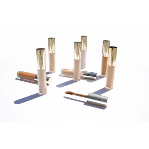 Jouer Essential High Coverage Liquid Concealer - Soft Matte Finish - 25 Shades - Healthy Ingredients - Paraben, Gluten & Cruelty Free - Vegan Friendly,Amber- Dark Skin with Golden Undertones