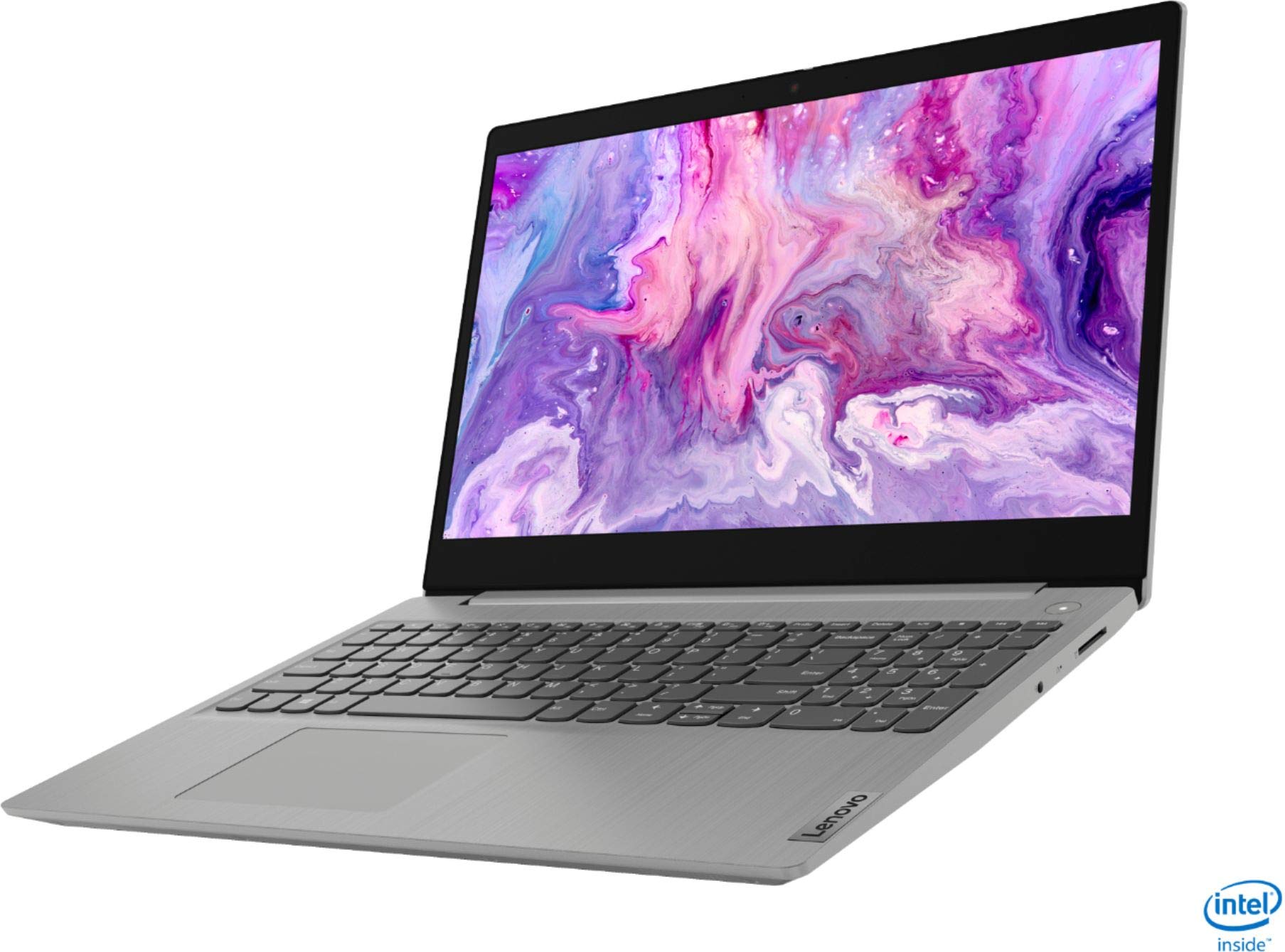 Lenovo 2023 IdeaPad 3 15.6" FHD Laptop Intel Dual-Core i3-1005G1 8GB RAM DDR4 256GB M.2 SSD Intel UHD Graphics HDMI Card Reader Bluetooth Webcam Platinum Grey Windows 11 Pro w/RE 32GB USB 3.0 Drive