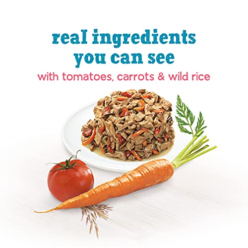 Purina Beneful Small Breed Wet Dog Food With Gravy, IncrediBites with Real Salmon - 3 oz. Cans 3 Count (Pack of 8)