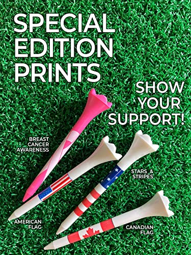 Pride Performance USA Flag Tees 3-1/4", 30 Count