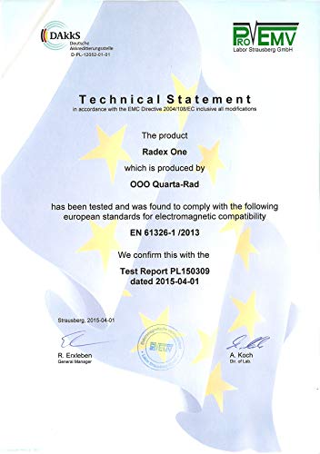 RADEX ONE Personal RAD Safety"Outdoor Edition" High Sensitivity Compact Personal Dosimeter, Geiger Counter, Nuclear Radiation Detector w/Software