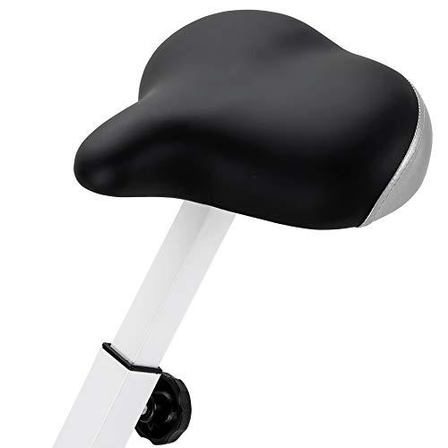 Marcy Foldable Exercise Bike with Adjustable Resistance for Cardio Workout and Strength Training NS-652