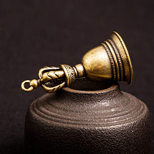 ARTIBETTER Copper Hand Bell Call Bell Vintage Wedding Bell Reception Dinner Shop Hotel Service Bell