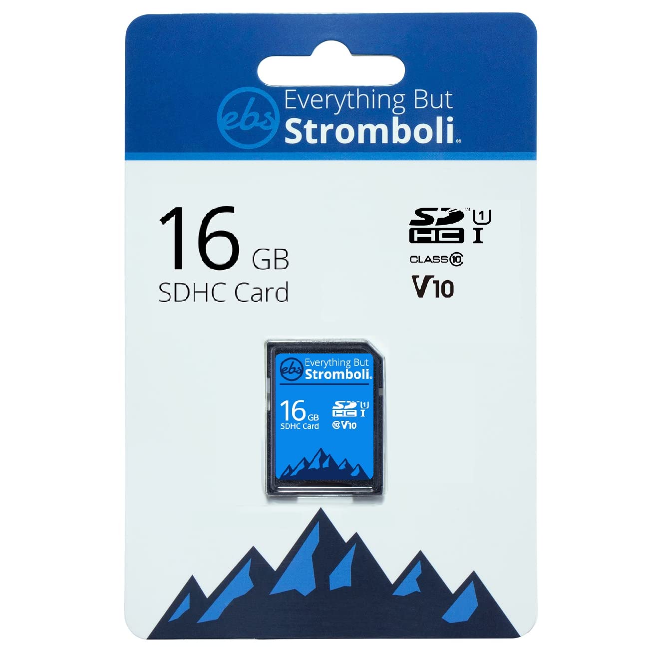Everything But Stromboli 16GB SD Card Class 10 UHS-1 U1 V10 Speed C10 16G SDHC Memory Card for Canon Powershot SX Series Works with SX530 HS, SX70, SX740, SX620, SX540, SX420 IS, SX730, SX60 HS Camera