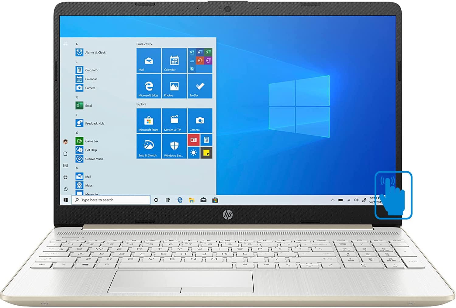 HP 15t-dw300 15.6" IPS HD Touchscreen Ultra-Thin & Light Laptop (Intel i5-1135G7 4-Core, 64GB RAM, 1TB PCIe SSD, Intel Iris Xe, 1366x768, WiFi 5, Bluetooth 5, HD Webcam, Win11 Pro) w/Hub