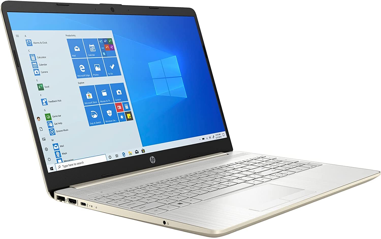 HP 15t-dw300 15.6" IPS HD Touchscreen Ultra-Thin & Light Laptop (Intel i5-1135G7 4-Core, 64GB RAM, 1TB PCIe SSD, Intel Iris Xe, 1366x768, WiFi 5, Bluetooth 5, HD Webcam, Win11 Pro) w/Hub