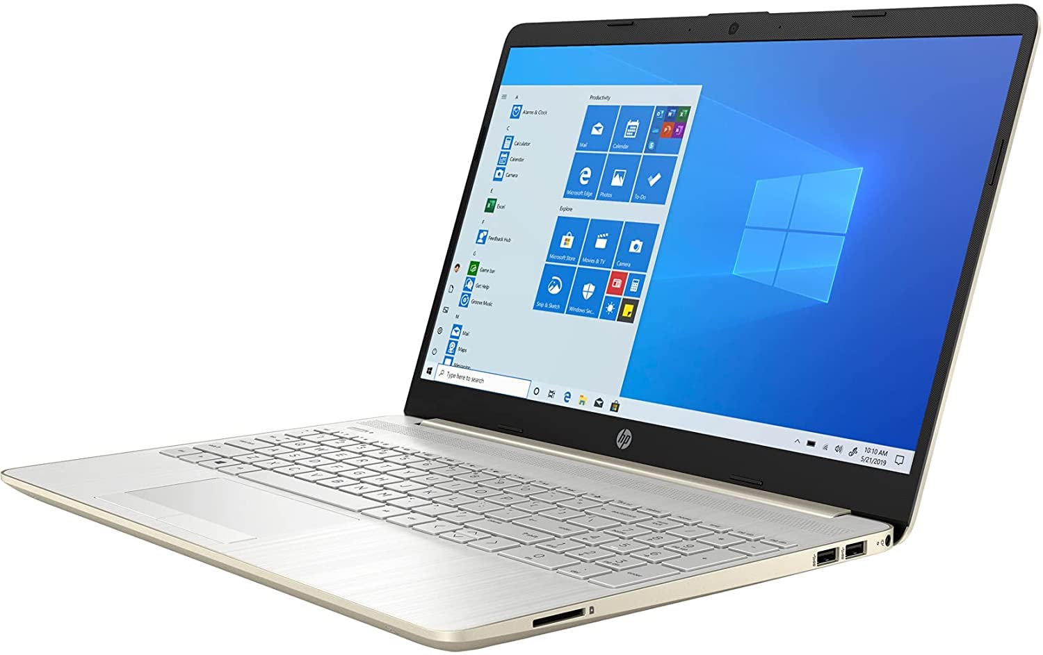 HP 15t-dw300 15.6" IPS HD Touchscreen Ultra-Thin & Light Laptop (Intel i5-1135G7 4-Core, 64GB RAM, 1TB PCIe SSD, Intel Iris Xe, 1366x768, WiFi 5, Bluetooth 5, HD Webcam, Win11 Pro) w/Hub