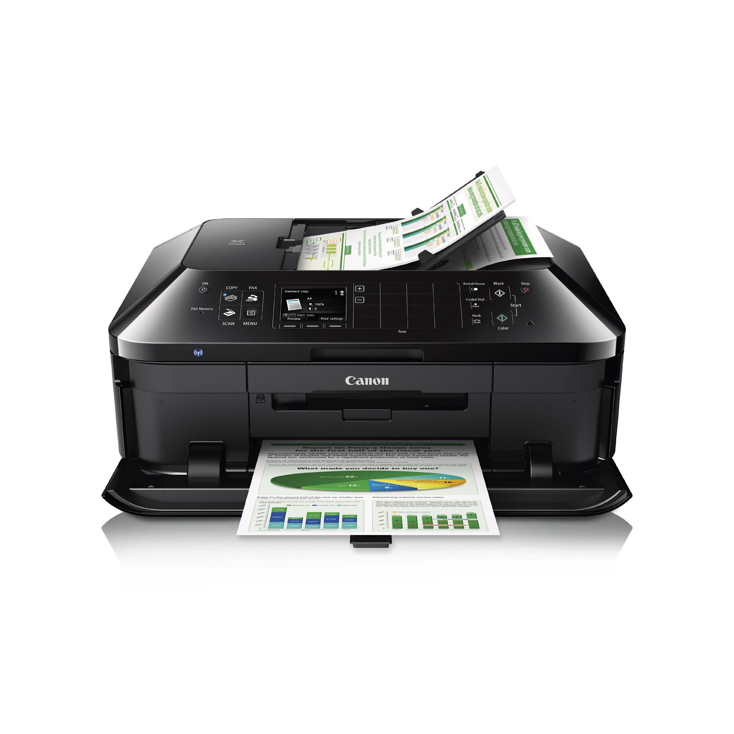 Canon Office and Business MX922 All-In-One Printer, Wireless and mobile printing (Renewed)