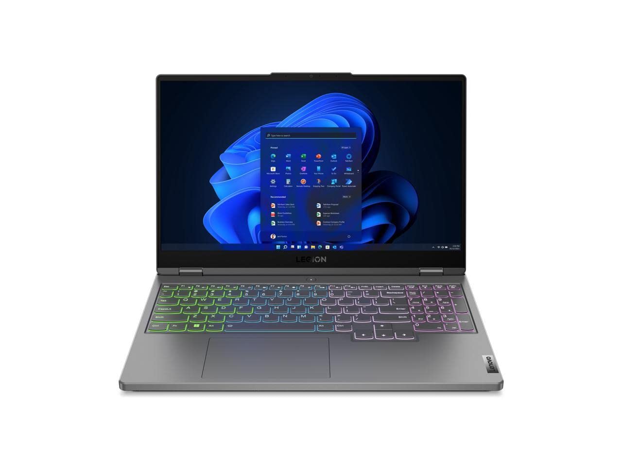 Lenovo Legion 5 15 Gaming Laptop 15.6" WQHD IPS 165Hz (100% sRGB) AMD Octa-ccore Ryzen 7 6800H 16GB RAM 512GB SSD GeForce RTX 3060 6GB USB-C RGB Backlit Win11