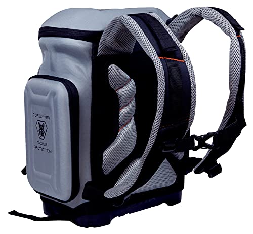 Plano Atlas 3700 Tackle Fishing Backpack, Gray EVA Material, Includes 3 3750 StowAway Utility Boxes for Worms, Lures, & Baits, Waterproof & Non-Skid Base