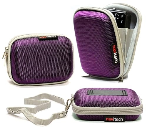 Navitech Purple Shockproof Camera Case Compatible with Canon 1073C014 PowerShot SX620 HS Digital Camera