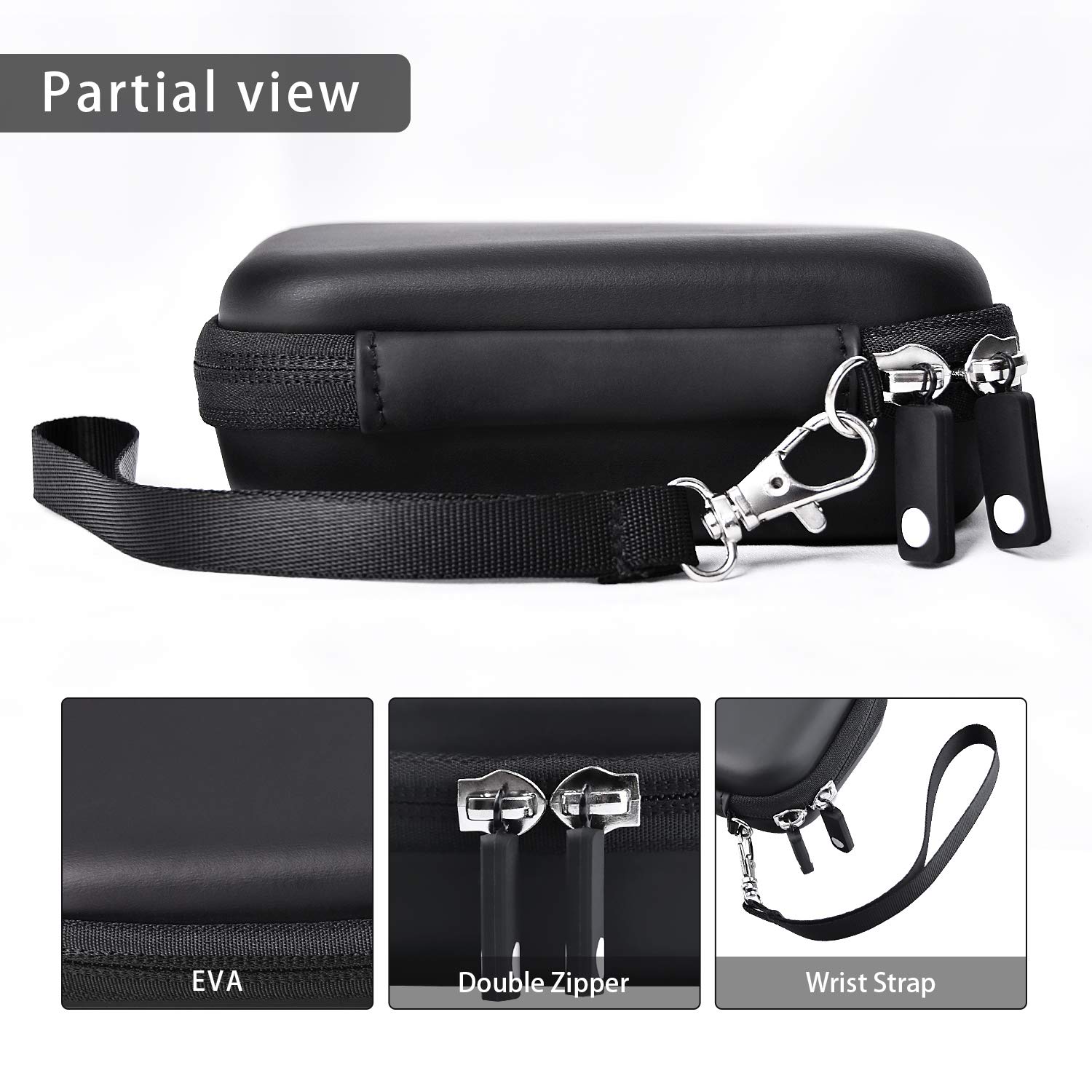 Hard Shell Shockproof Digital Camera Case Compatible for Canon Powershot SX720 SX730 SX620 HS G9X Panasonic Lumix DMC ZS50 ZS70 ZS60 TZ80 Nikon Coolpix A900 W100 Sony DSC-W830 W800 W810 WX500 HX90