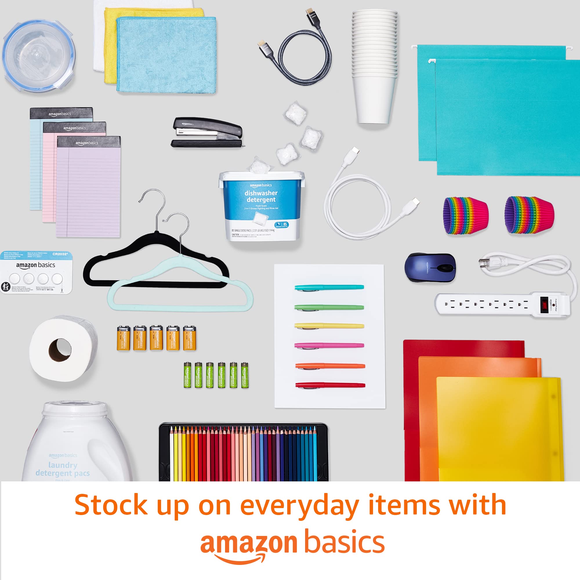 Amazon Basics Multipurpose Copy Printer Paper - 96 Bright White, 8.5 x 11 Inches, 1 Ream (500 Sheets)