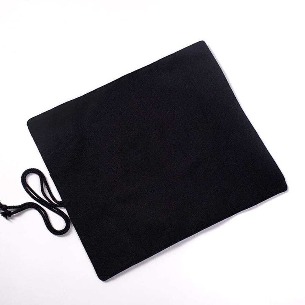 Canvas Roll Up Paint Brush Holder 20-Slot Artist Roll Makeup Brushes Case Pouch Bag Organizer Lightweight (Black)