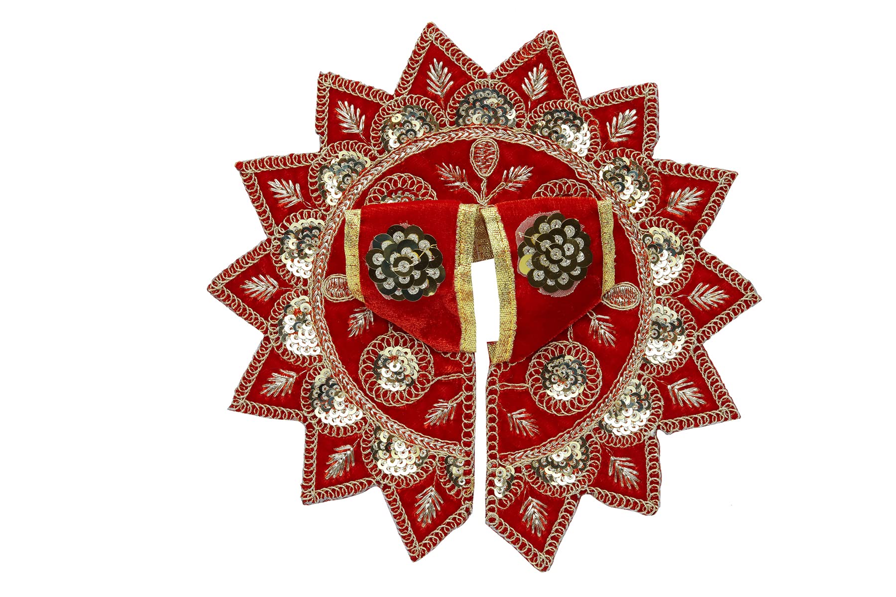 Aditri Creation Ladoo Laddu Gopal Dress Cloth Bhagwan Poshak of Indian God Bal Krishna Dev Vastra for Metal Idol Statue for Indian Traditional Holi Festival Decoration(Size:- 2-4 No. Dia :- 8")(Pink)