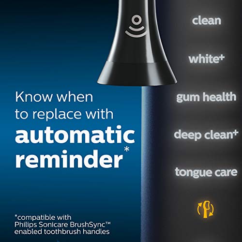 Philips Sonicare Genuine G3 Premium Gum Care Replacement Toothbrush Heads, 2 Brush Heads, Black, HX9052/95