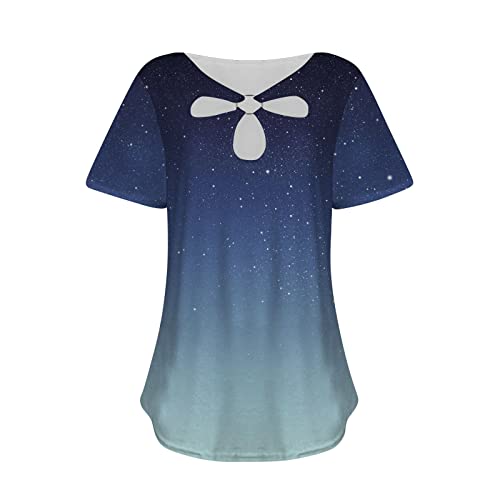 Casual Blouse for Womens 2023 Easter Day Valentine's Day St. Patrick's Day Generic Jeans Men Flare Sleeve Shirt 70s Top Products for Women 2023