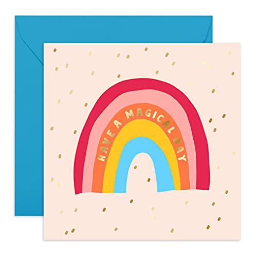 CENTRAL 23 - Cute & Quirky Birthday Card - āMagical Dayā - For Him Her Men Women Brother Sister Brother Mom Dad Best Friend Kids - Comes With Fun Stickers