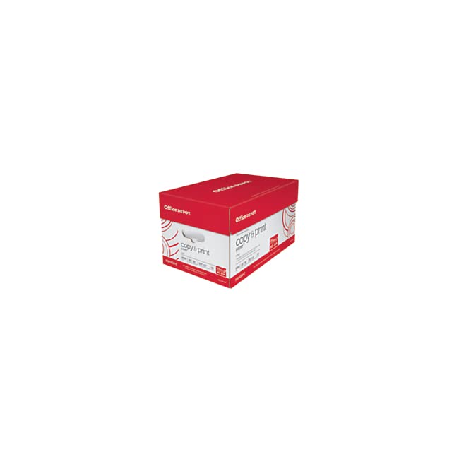 Office DepotĀ® - Copy Paper - Quality Copy Paper 20 lb - Paper - 8-1/2" x 11" - Size 8-1/2" x 11" - White - 500 sh/rm - C
