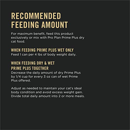 Purina Pro Plan Grain Free Senior Wet Cat Food Pate, SENIOR Prime Plus Cod & Shrimp Entree - (24) 3 oz. Pull-Top Cans