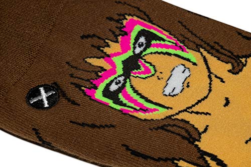 Odd Sox Men's Ultimate Warrior (360 Knit), Multi, Sock Size:10-13/Shoe Size: 6-12
