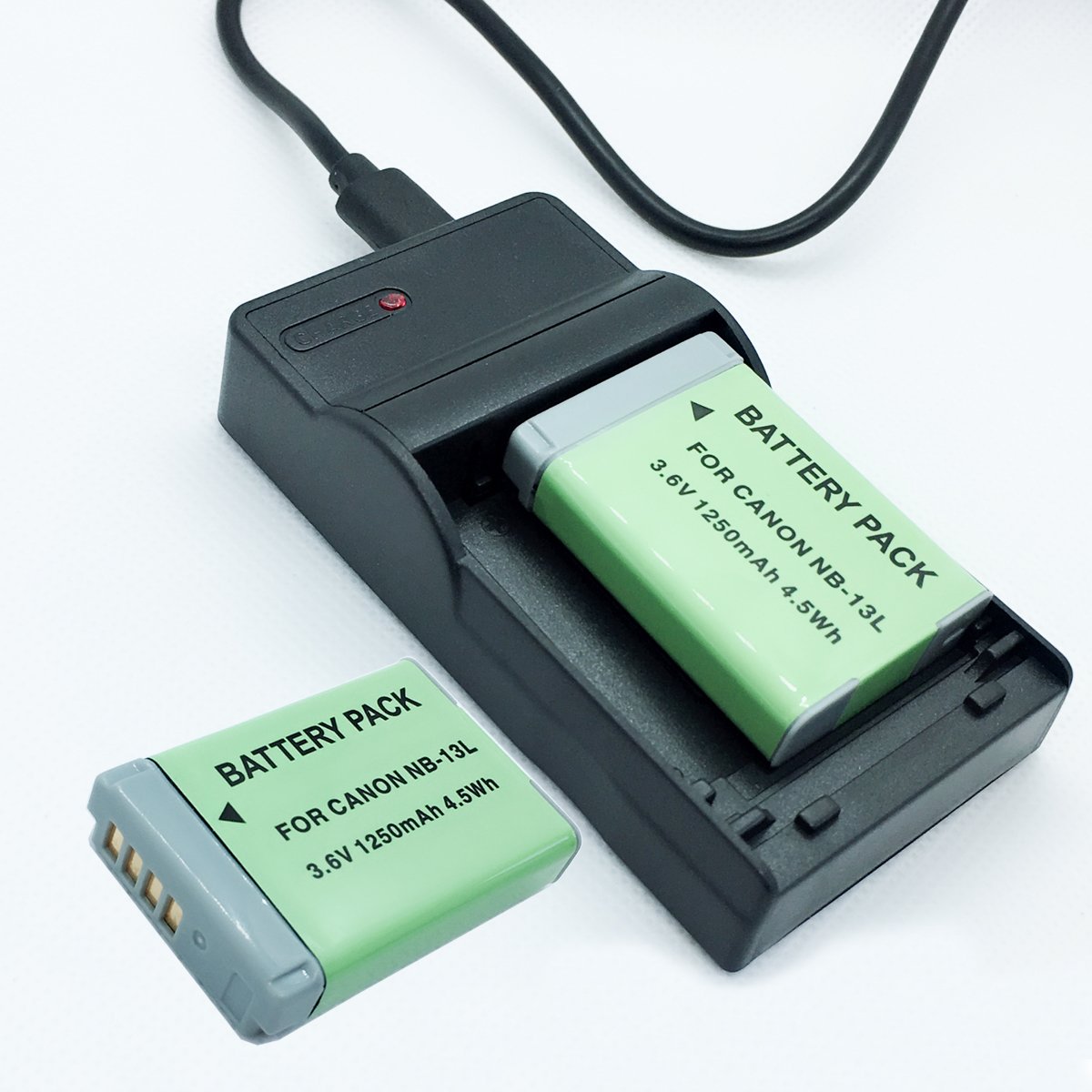 Battery 2 Pack and USB Rapid Travel Batteries Charger for Canon PowerShot SX620 HS, SX720 HS, SX730 HS Digital Camera