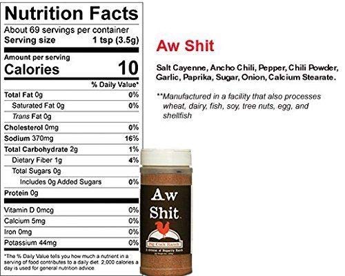 Big Cock Ranch - Box o' Shit Sampler Pack of 4 Different Seasonings (1 each of Bull, Special, Good & AW)