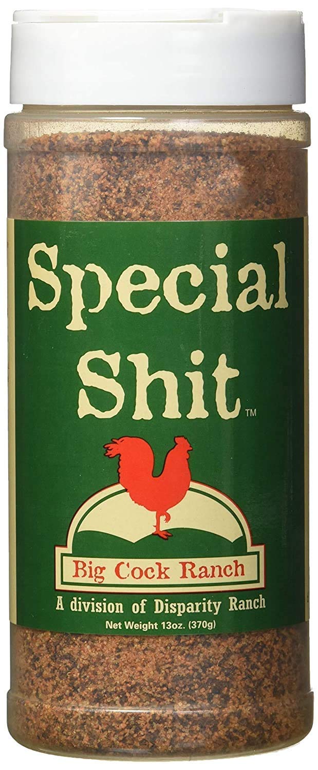 Big Cock Ranch - Box o' Shit Sampler Pack of 4 Different Seasonings (1 each of Bull, Special, Good & AW)