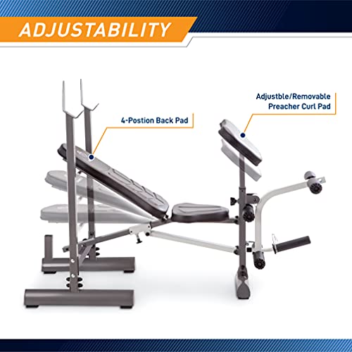 Marcy Folding Standard Weight Bench β Easy Storage MWB-20100