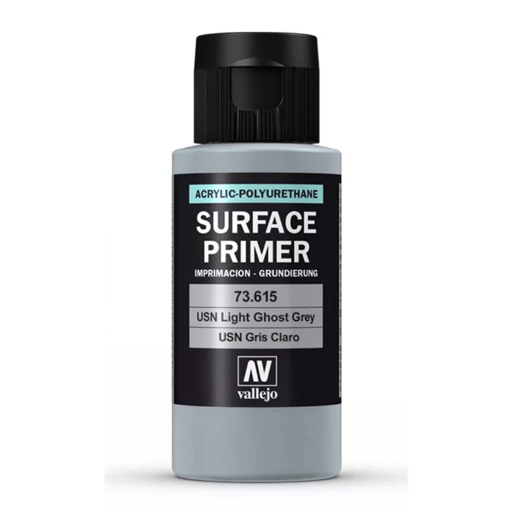 Vallejo USN Light Ghost Grey Primer Acrylic Polyurethane, 60ml