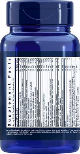 Life Extension Two-Per-Day Multivitamin - A Healthy Dose of Vitamins & Minerals โ Gluten-Free โ Non-GMO โ 60 Capsules
