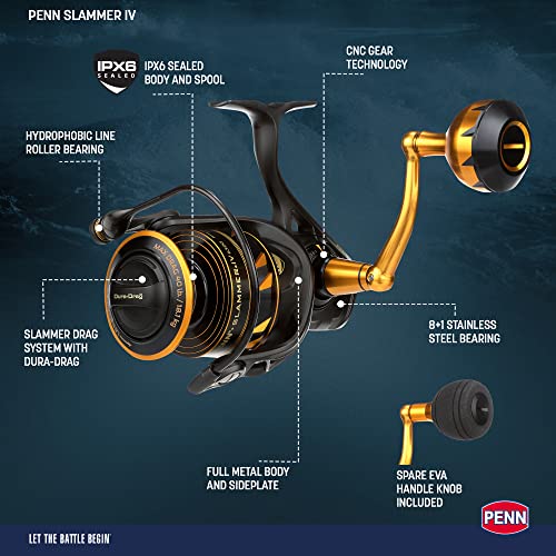 Penn Slammer IV Spinning Black Gold 24.2 oz