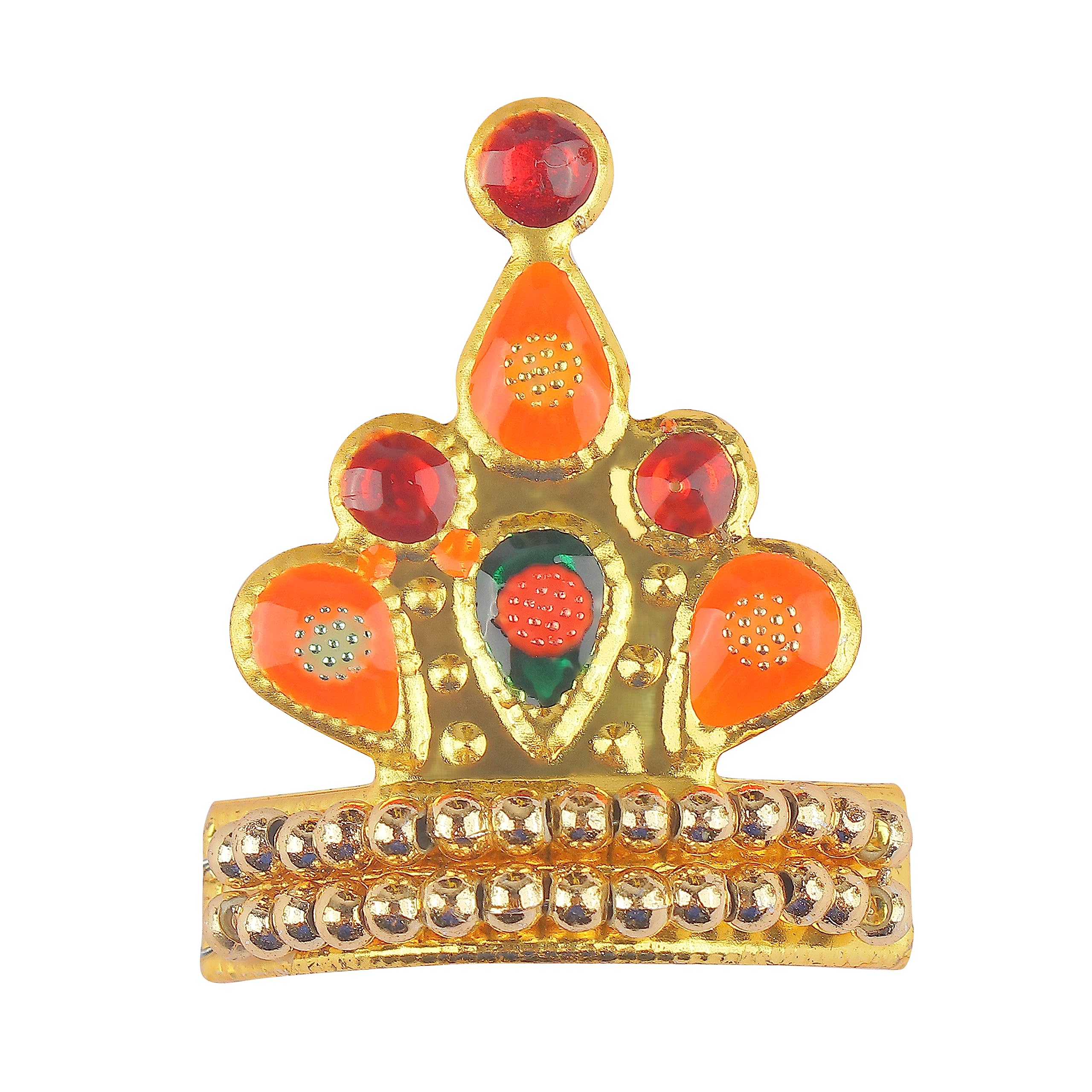 Craftsman Laddu Gopal Dress 2 Pcs Set Bal Gopal Poshak Thakurji Handmade Dress for Home and Temple. (Idol Size 0).