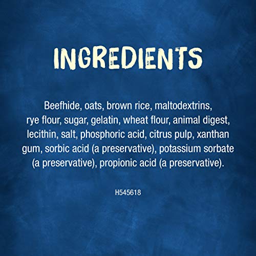 Purina Busy Rawhide Small/Medium Breed Dog Bones, Chewnola With Oats & Brown Rice - 10 ct. Pouch