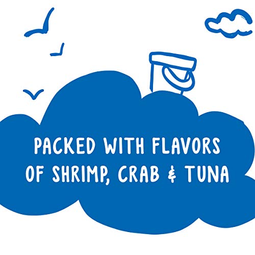 Friskies Purina Made in USA Facilities Cat Treats, Party Mix Beachside Crunch - (4) 30 oz. Pouches