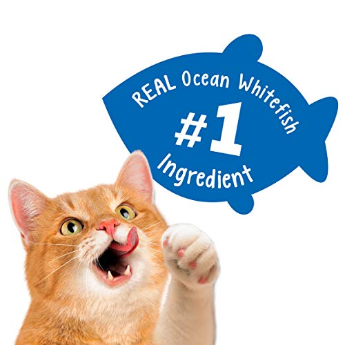 Friskies Purina Made in USA Facilities Cat Treats, Party Mix Beachside Crunch - (4) 30 oz. Pouches