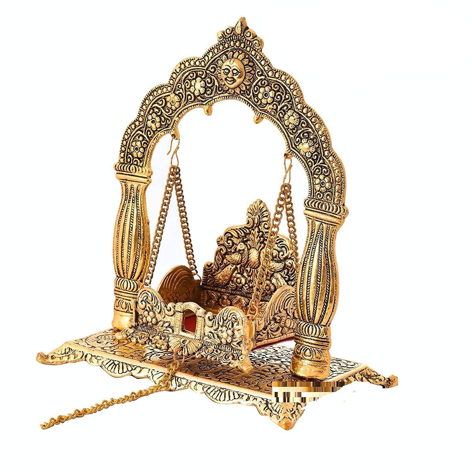 RNB Store Metal Krishna Jhula, Laddu Gopal Jhula, for Home and Office Jhula Suitable for Size 0 to 2