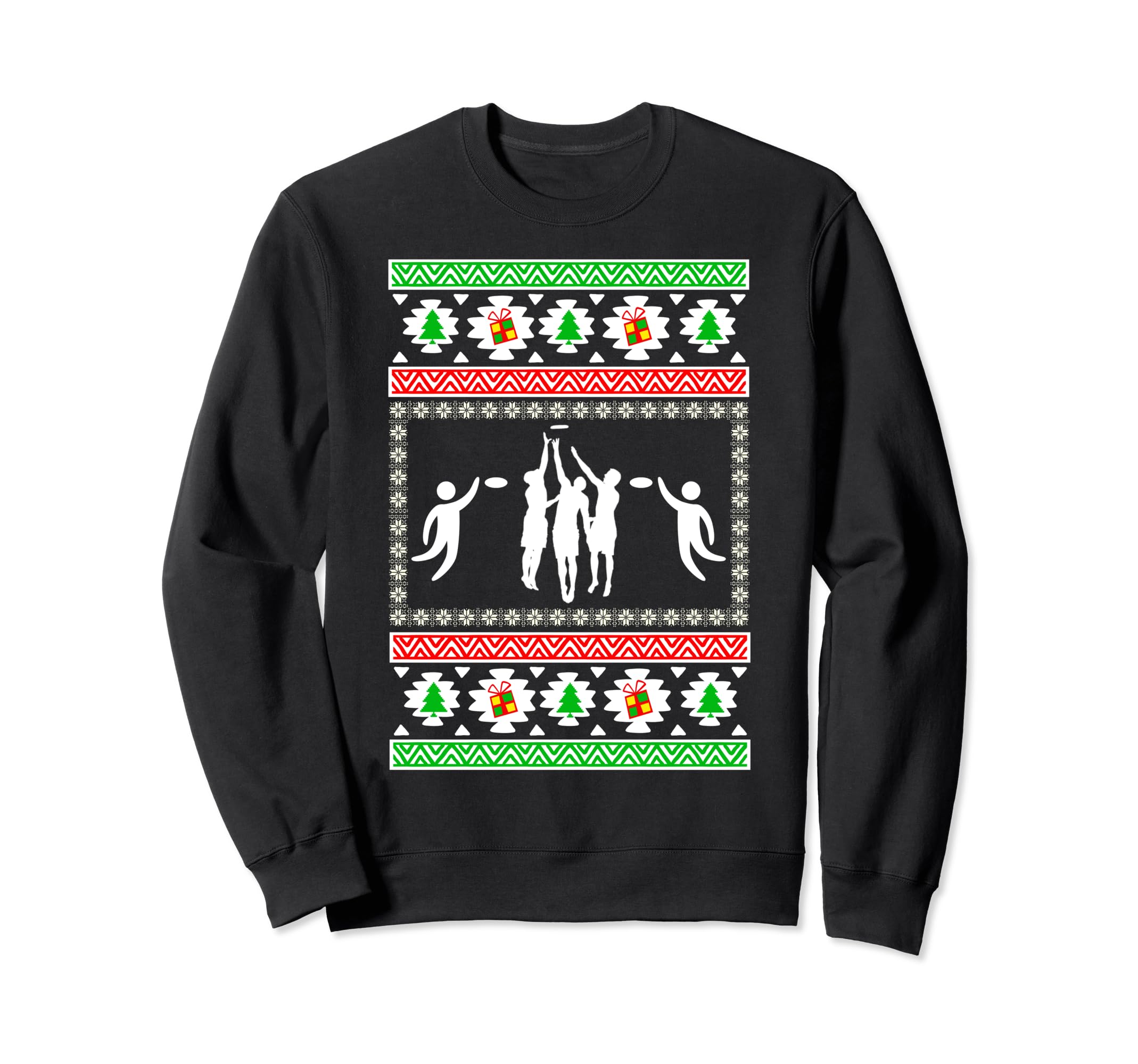 Ultimate Frisbee ugly christmas mom dad gift Sweatshirt