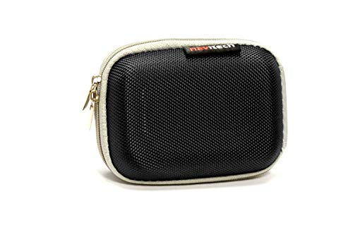 Navitech Black Hard Water Resistant Hard Camera Case Compatible With Canon PowerShot SX620 HS Compact Camera