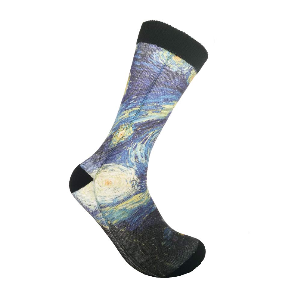 FWSXIVN Disc Golf Unisex Adult Fun Cool 3D Print Colorful Athletic Sport Novelty Crew Tube Socks, Black and White, One Size