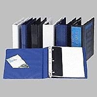 Tops Products 26332 Clearvue Binder, D-Ring, 3-Inch Capacity, 11-Inch X8-1/2-Inch, Blue
