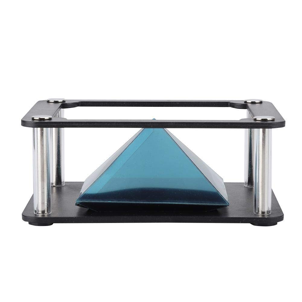 ASHATA 3D Holographic Display Stands Projector 3.5-6inch Mobile Smartphone Hologram for Corporate Product Display, Cartoon Interaction and Personal Entertainment(Column)