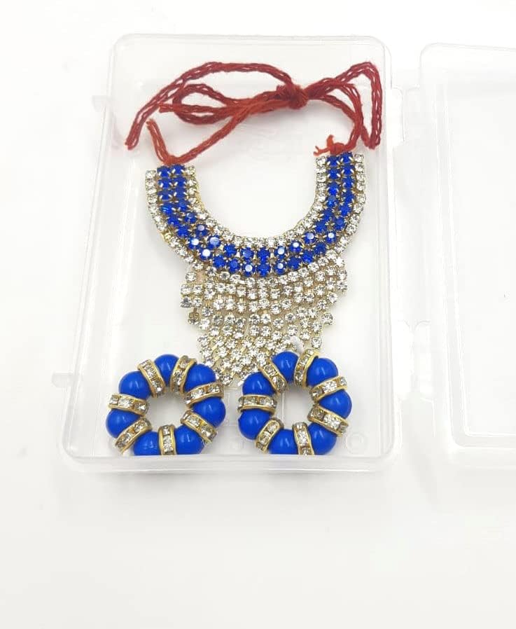 Ladoo Gopal Ornaments Jewellery |Laddu Gopal Krishna Thakurji Jewellery Set Ornaments (Size - 3,4,5)