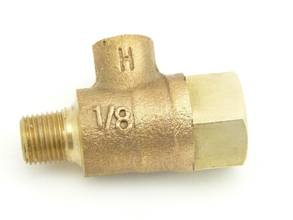 Wilkins 1/8" Male x 1/4" Female Test Cock TCS-18