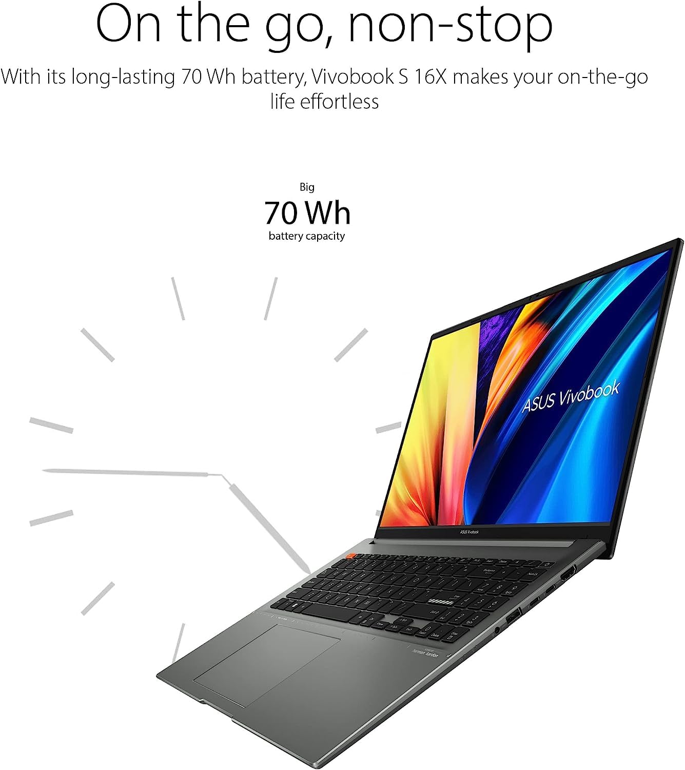 ASUS Vivobook 15.6" 3K (2880x1620) Laptop 2023 | Intel i7-12700H 14-Core | Iris Xe Graphics | Backlit Keyboard | Fingerprint | Thunderbolt 4 | HDMI 2.1 | WiFi 6E | 40GB DDR4 2TB SSD | Win11 Pro