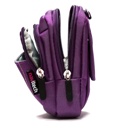 Navitech Purple Compact Camera Case Compatible With Canon Powershot SX620 HS Compact Digital Camera