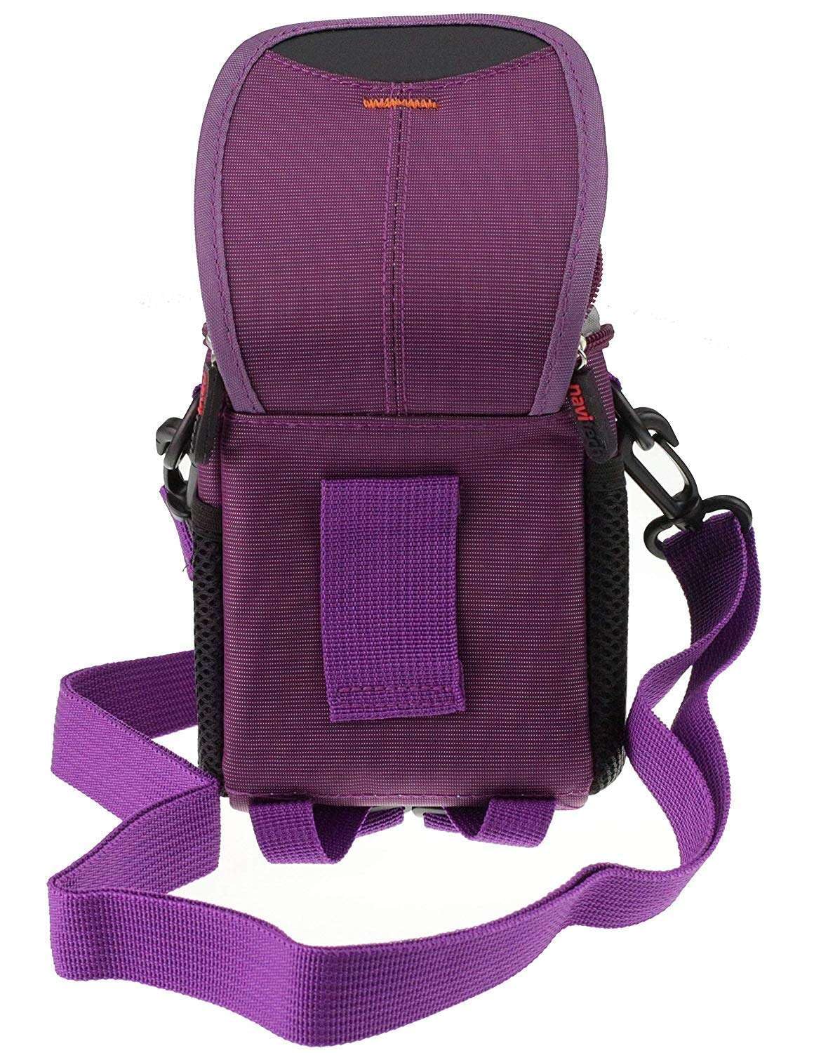Navitech Purple Camera Shoulder Bag Compatible With Canon Powershot SX620 HS Compact Digital Camera