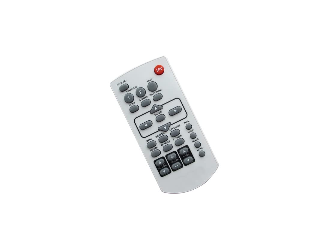 HCDZ Remote Control for Panasonic PT-AE8000U PT-AX200U PT-RZ370U PT-RZ470UK PT-AE8000EA PT-AE8000EH PT-AE8000EZ DLP 3LCD Full HD 3D Home Theater Projector